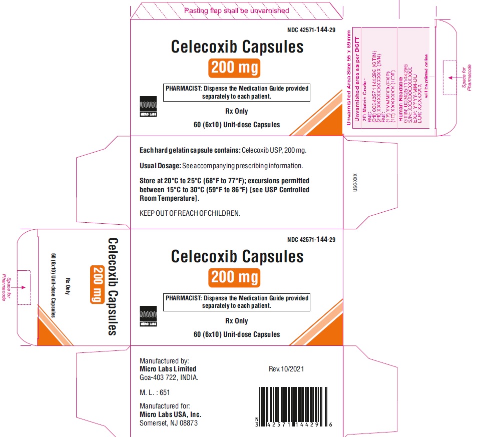 NDC 42571-0143-01 CELECOXIB 100 mg/1 Details | HelloPharmacist