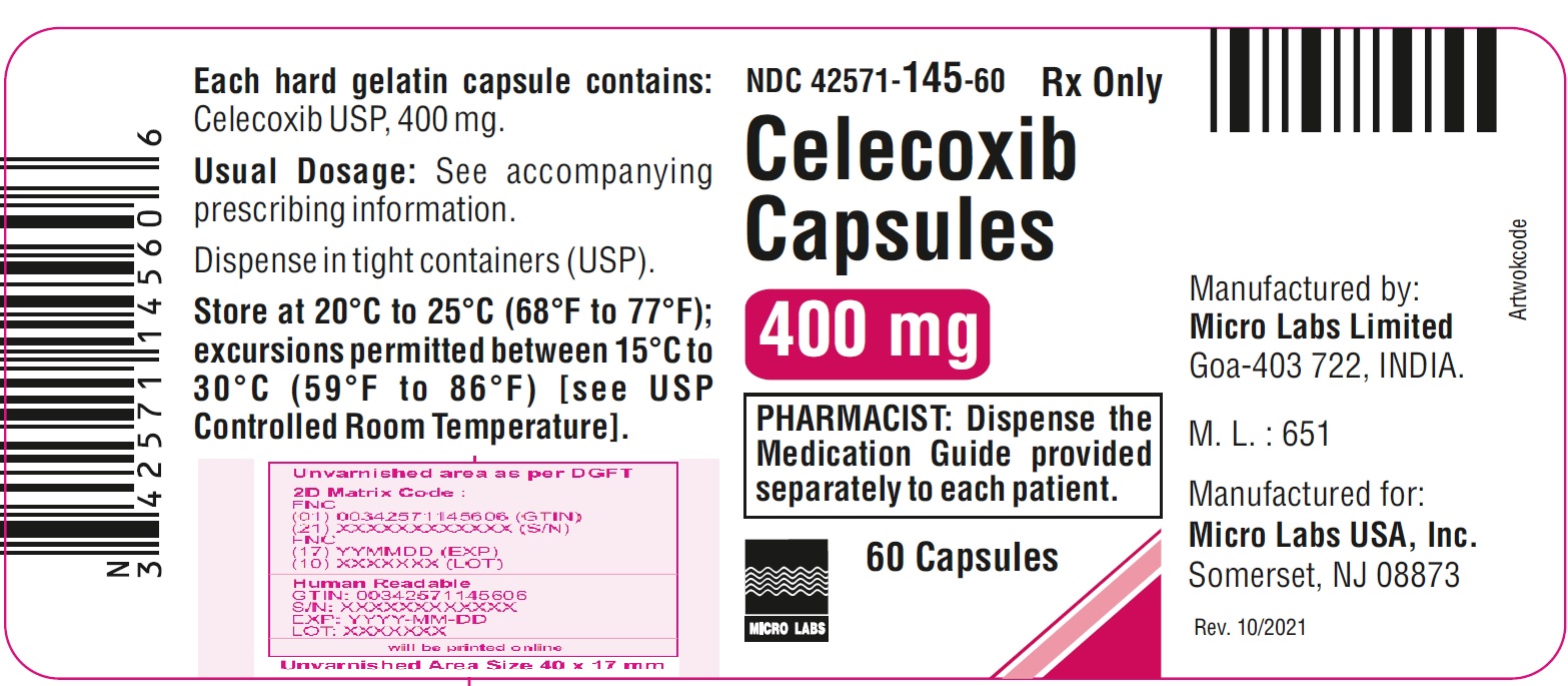 NDC 42571-0143-01 CELECOXIB 100 mg/1 Details | HelloPharmacist