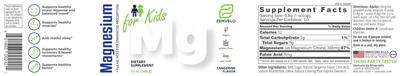 Magnesium for Kids Tangerine Flavor by Zemvelo Details and Interactions ...