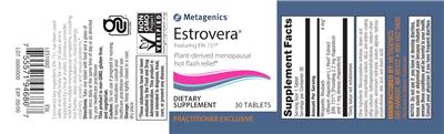 Estrovera by Metagenics Details and Interactions | HelloPharmacist